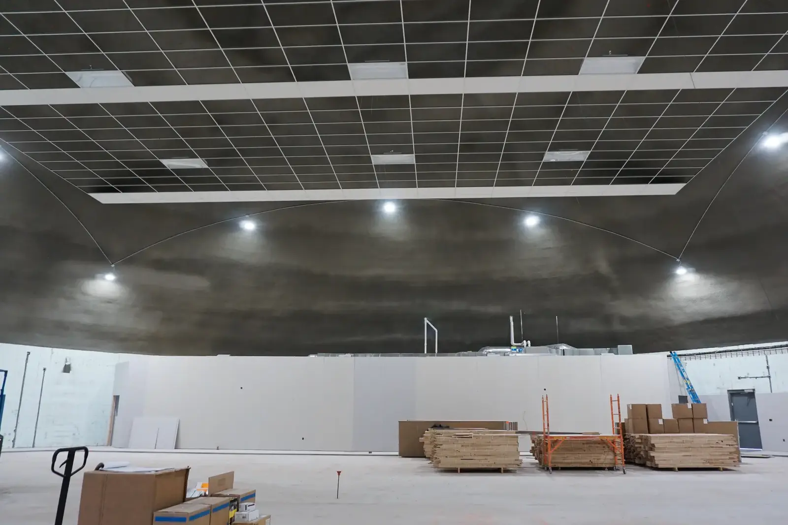 Image: Suspended ceiling. - Monolithic Dome Institute