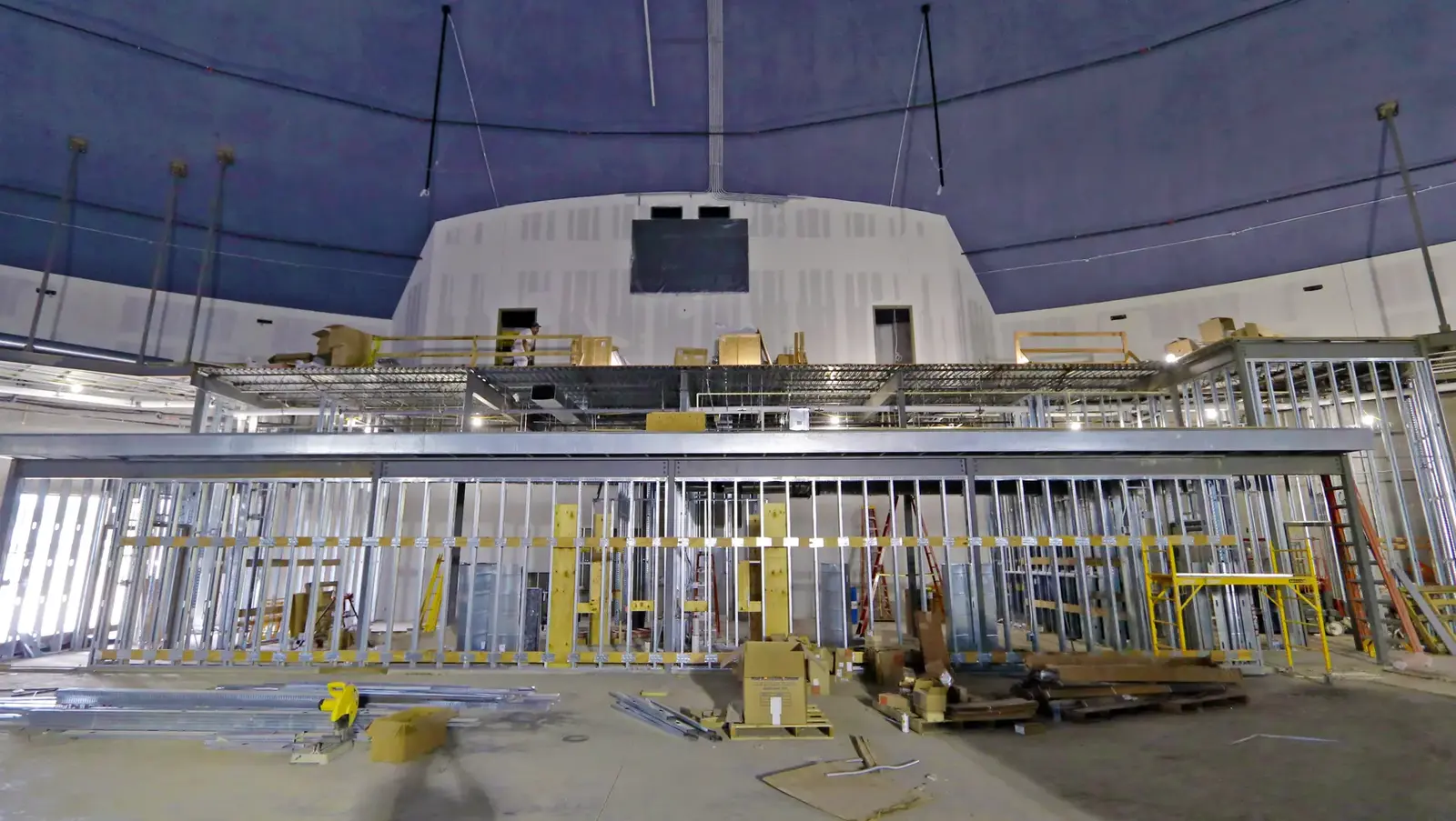 Image: Interior framework - Monolithic Dome Institute