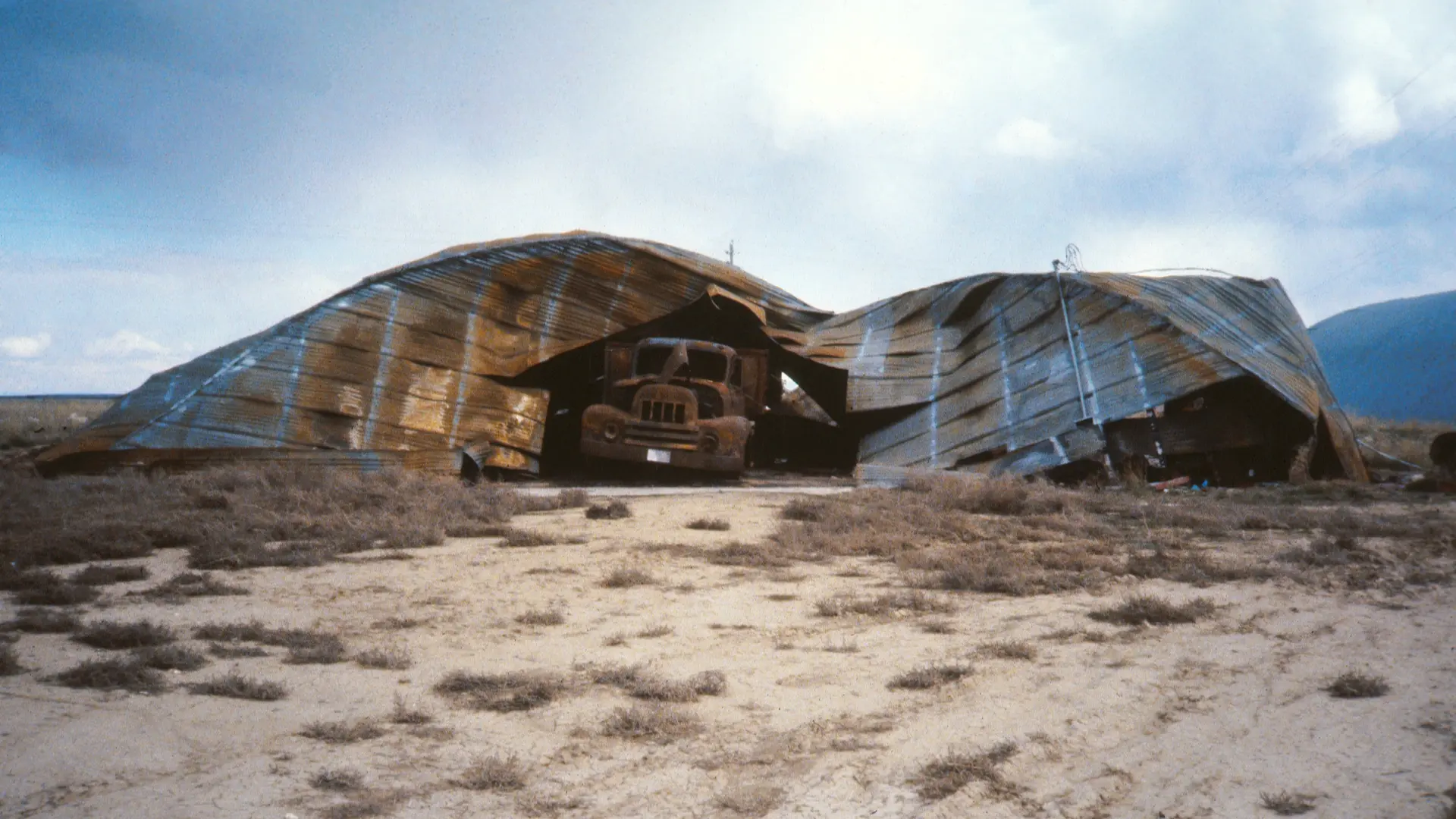 Image: Potato Cellar Destroyed by Fire - Monolithic Dome Institute