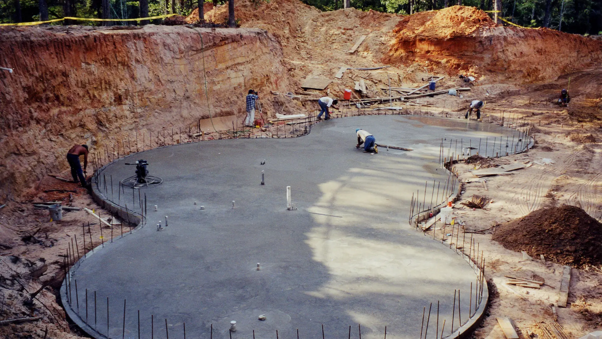 Image: Multi-dome Footing - Monolithic Dome Institute