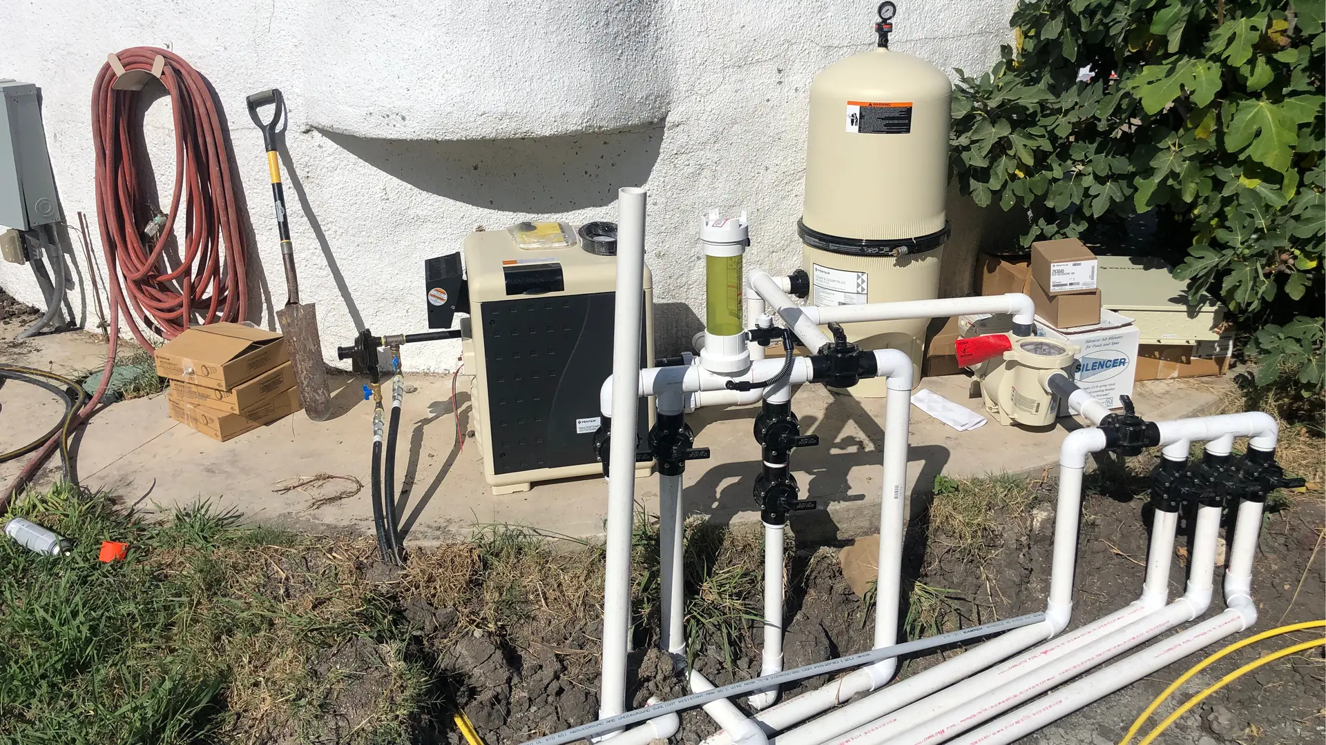 Image: Plumbing Lines - Monolithic Dome Institute