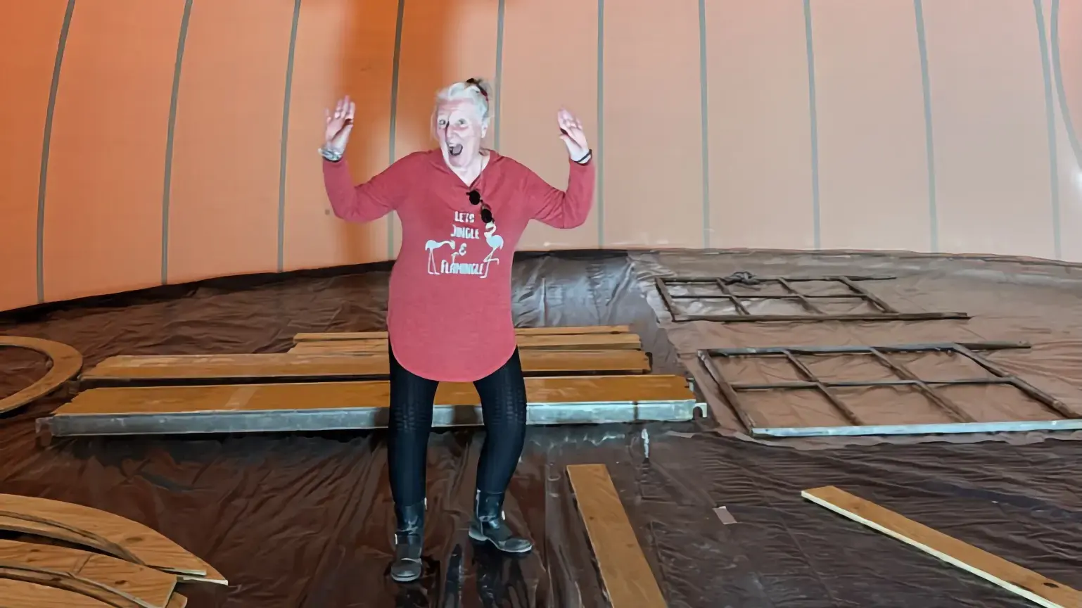 Maggie Chu Celebrates the Airform Inflation for Her New Dome Home ...