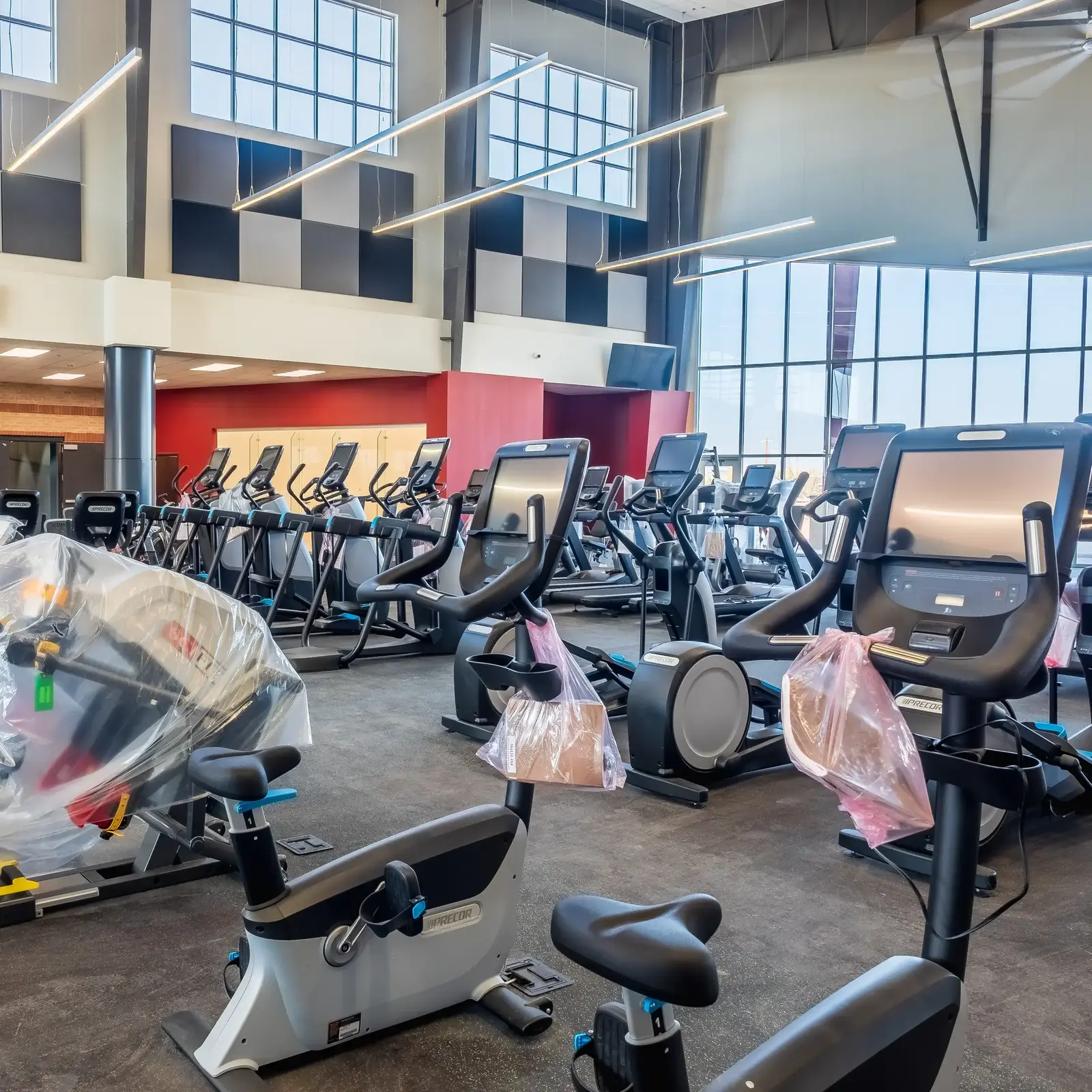Image: Fitness equipment in the fitness center. - Monolithic Dome Institute