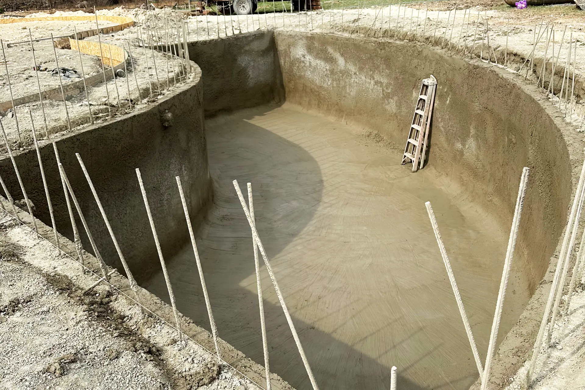 Image: Water Tank Concrete Finished - Monolithic Dome Institute
