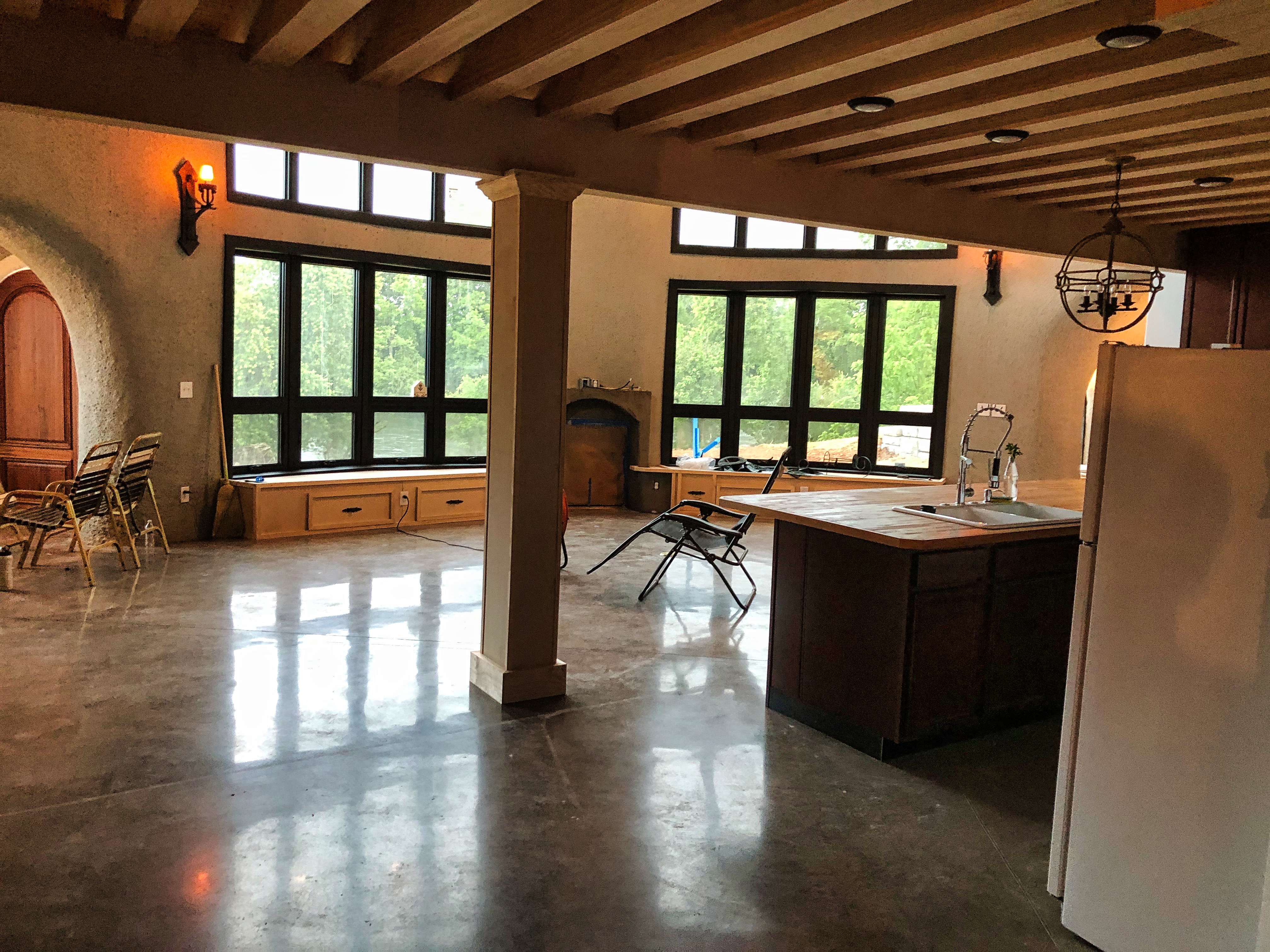 Concrete Geodesic Home Interior Geodesic Dome Gets Inspiring