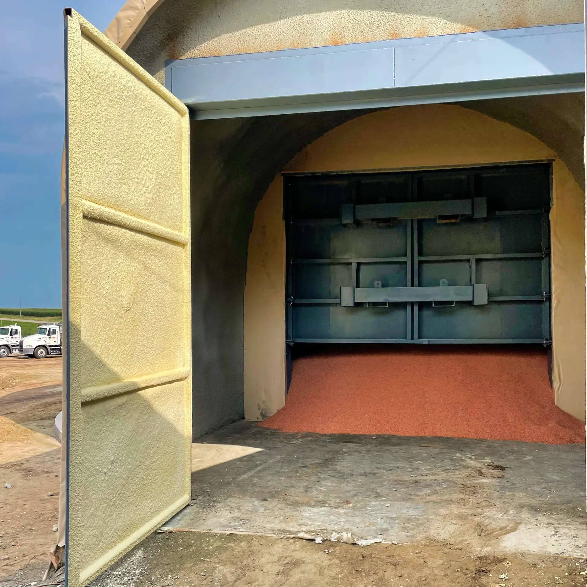 Image: Bulk Door - Monolithic Dome Institute