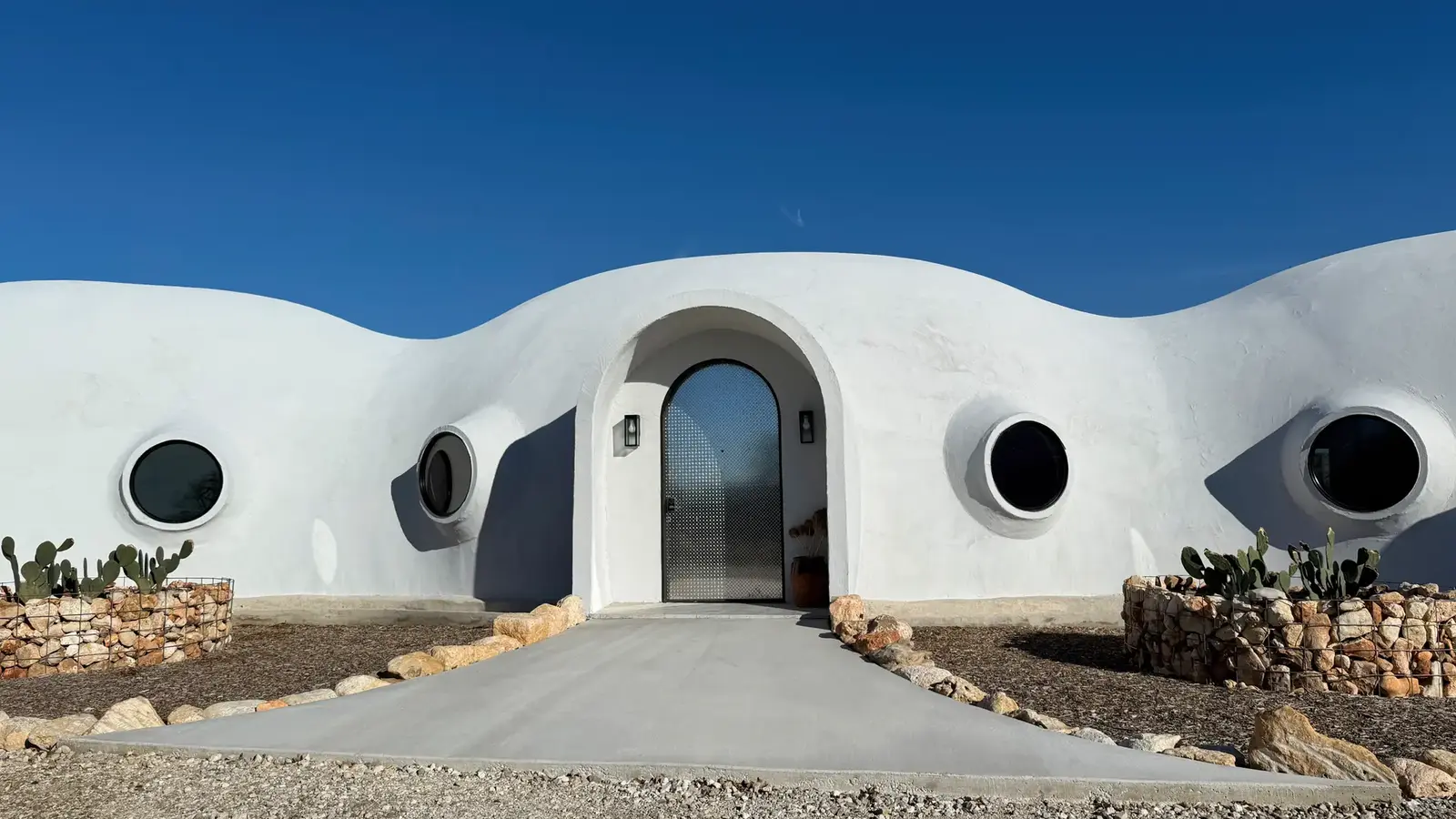 Stone Dome: Five-Dome Residence with Custom Features and Cistern ...